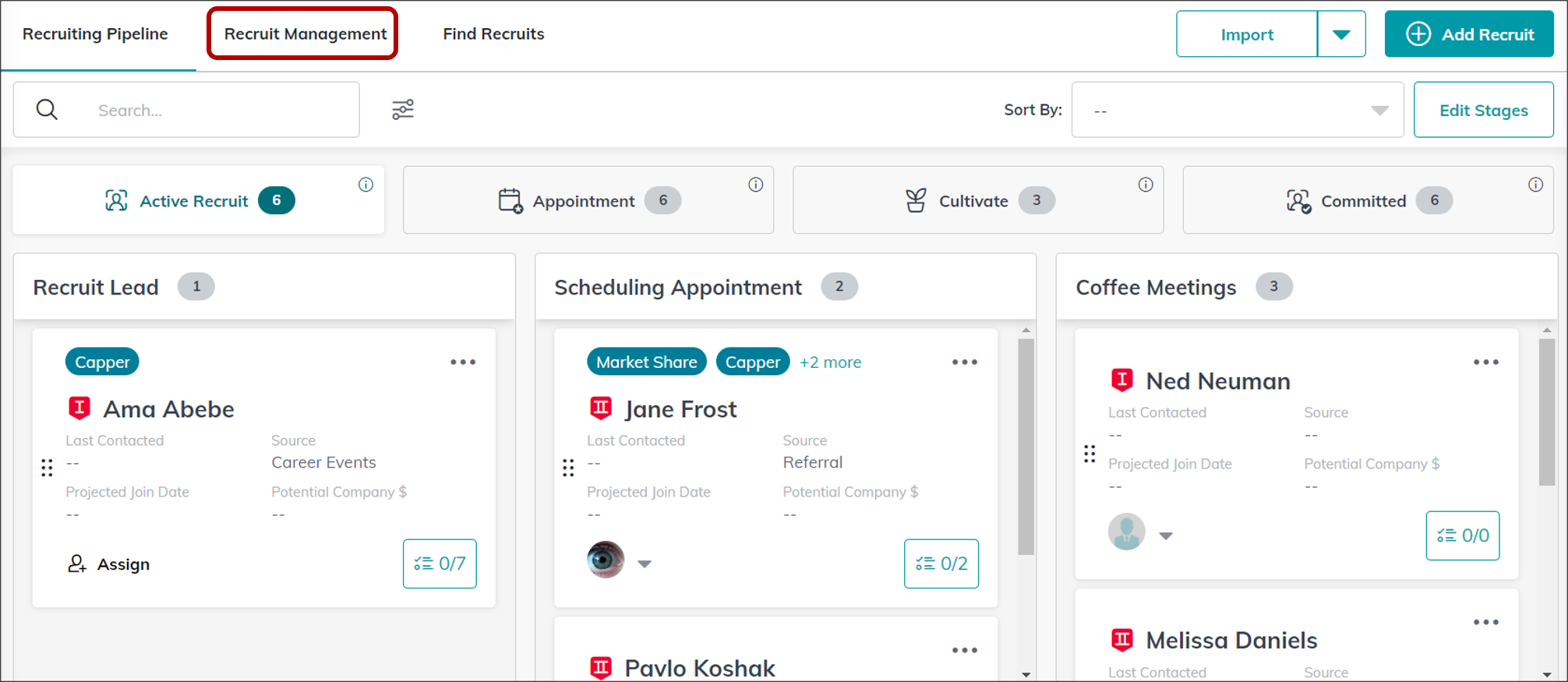 Customize Columns, Use Filters and Create SmartViews in Recruits (Leadership) – Leadership Answers