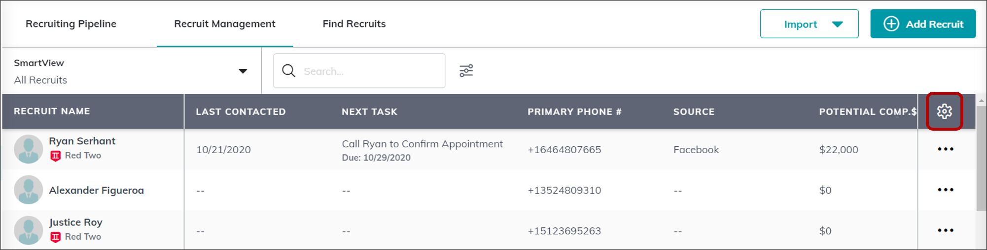 Customize Columns, Use Filters and Create SmartViews in Recruits (Leadership) – Leadership Answers