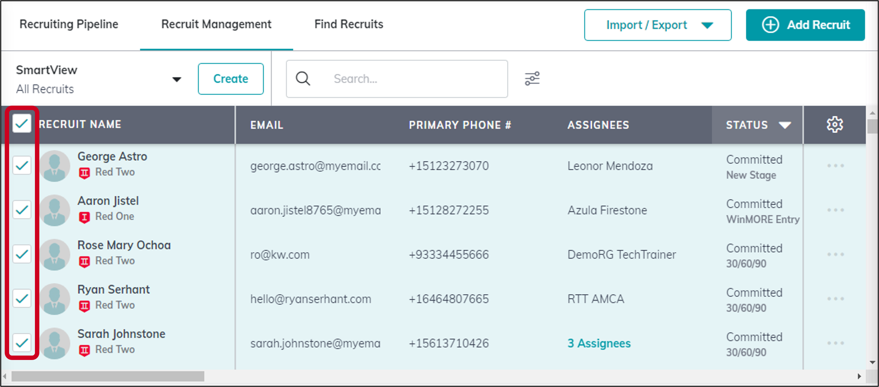 Export Recruits in CommandMC (OP Role Only) – Leadership Answers