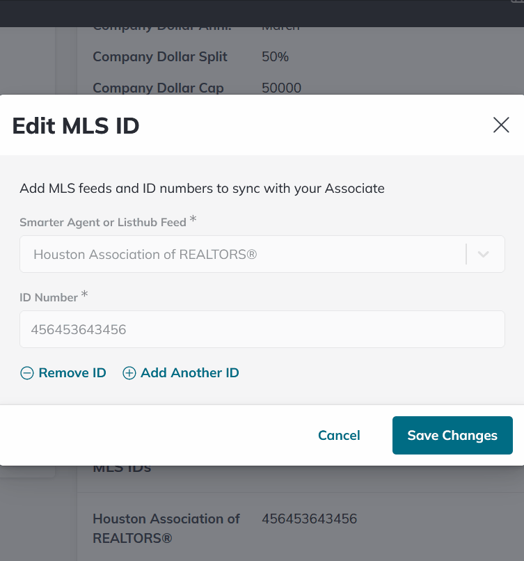 Add/Edit an Agent's MLS ID in CommandMC – Leadership Answers