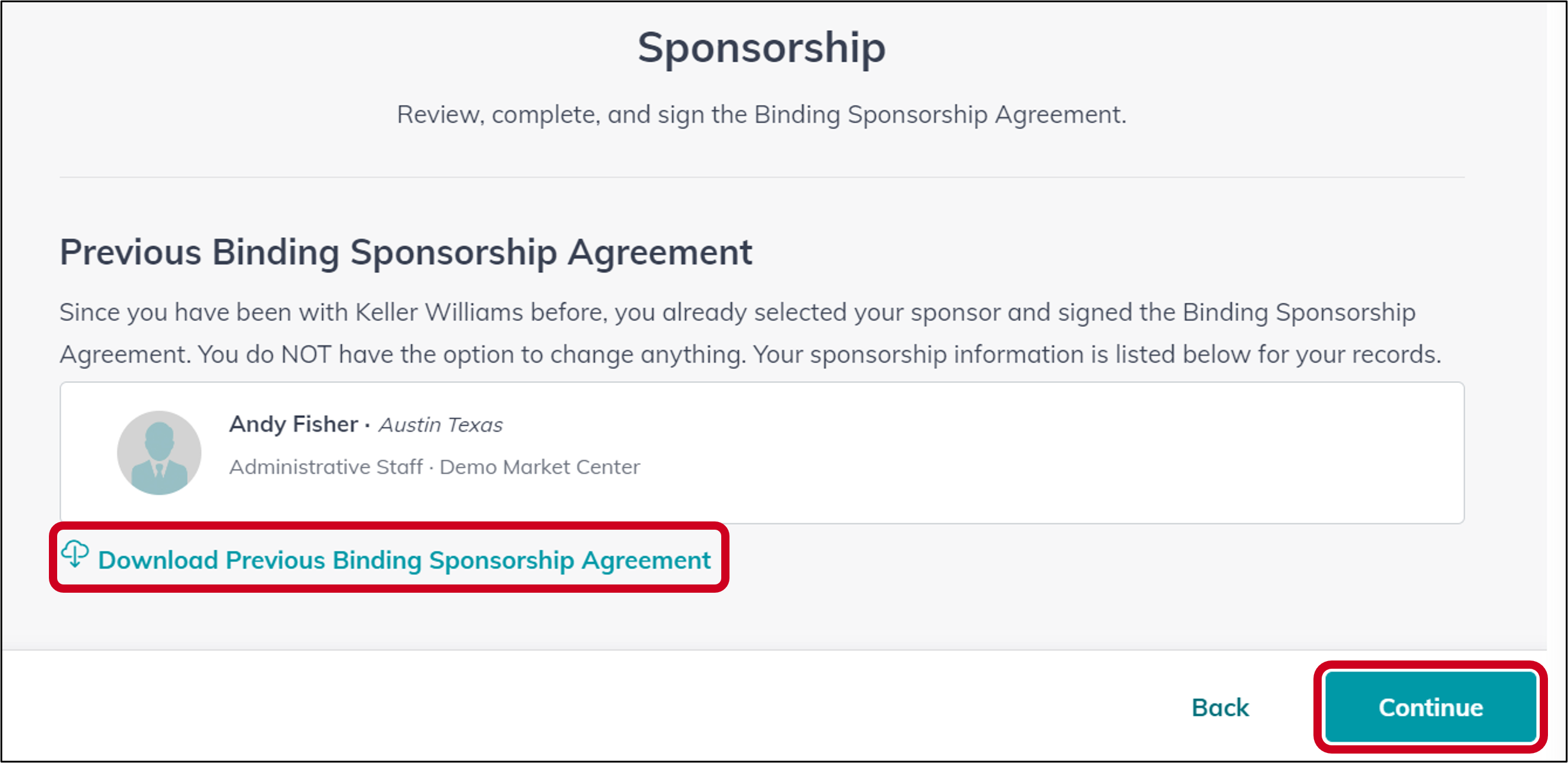 The KW Joining Portal Workflow (Returning to KW Associate Entry ...