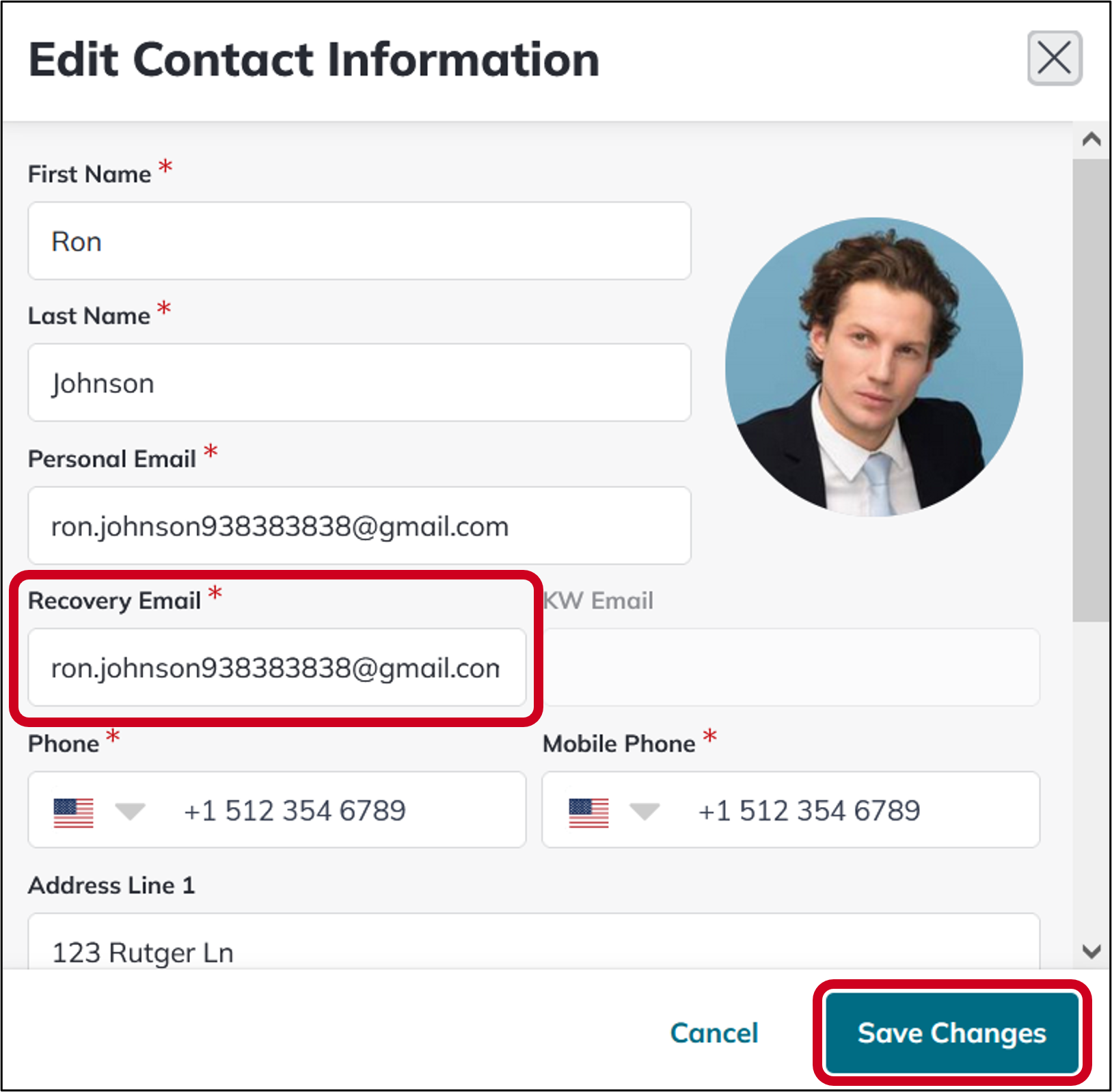 Look Up and/or Update an Associate's Password Recovery Email Address ...