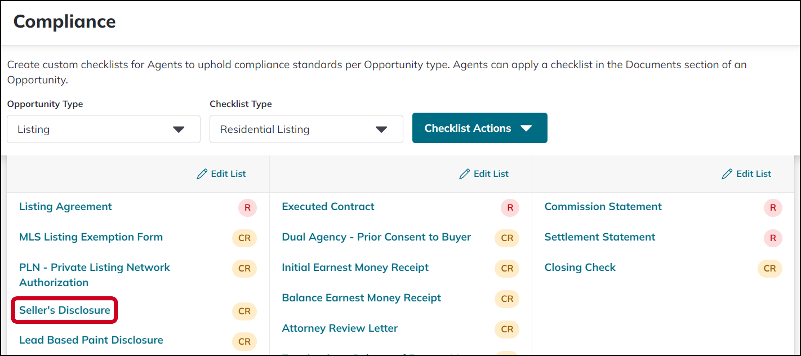 Associate DocuSign Forms with Compliance Document Checklists in ...