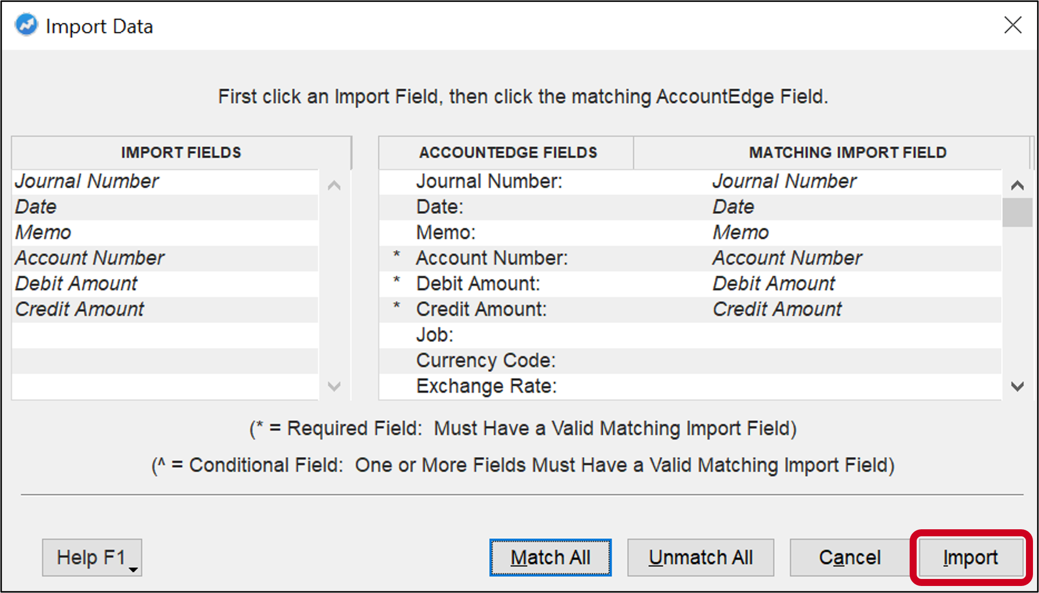 Create a Deposit (CommandMC) and Import into AccountEdge – Leadership ...