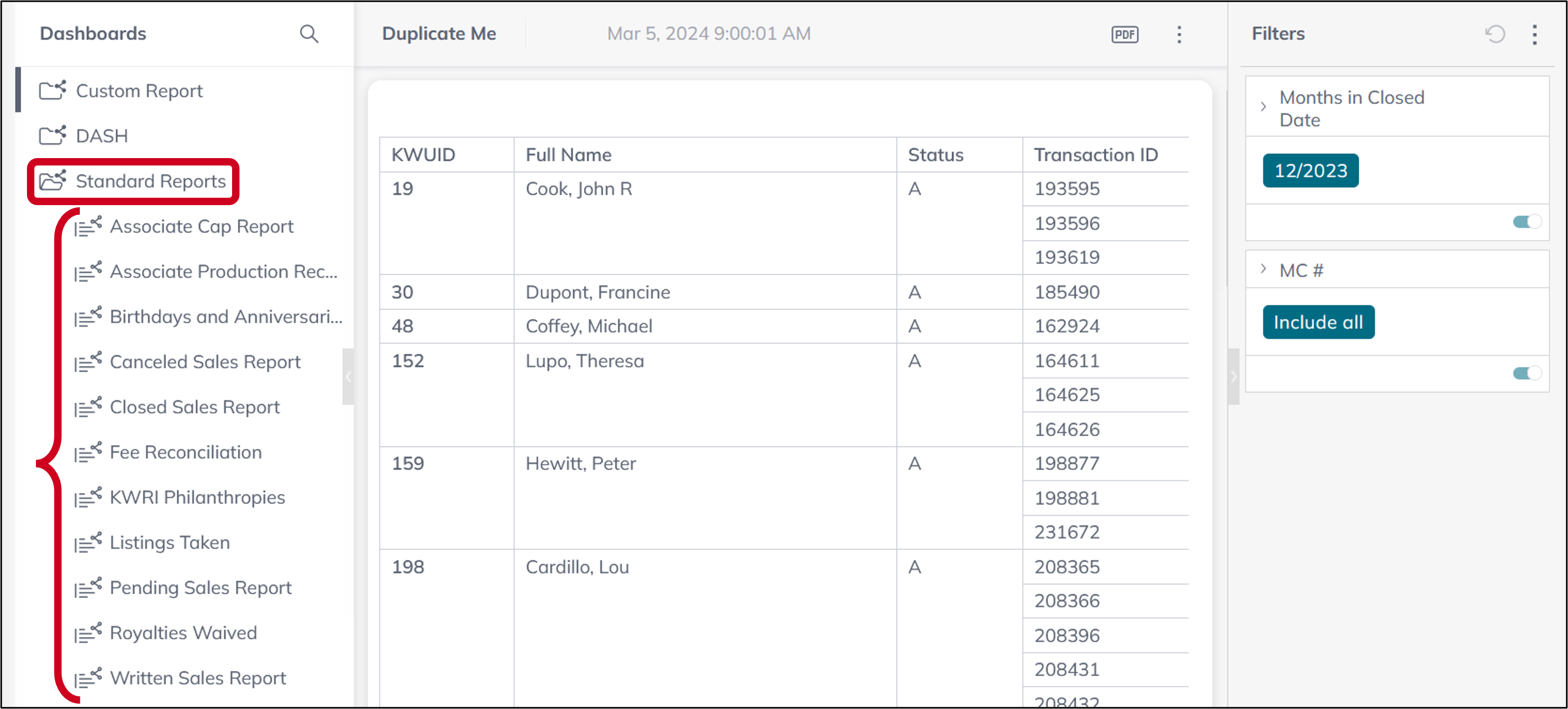 Modify, Filter, and Export Activity Reports in CommandMC – Leadership ...