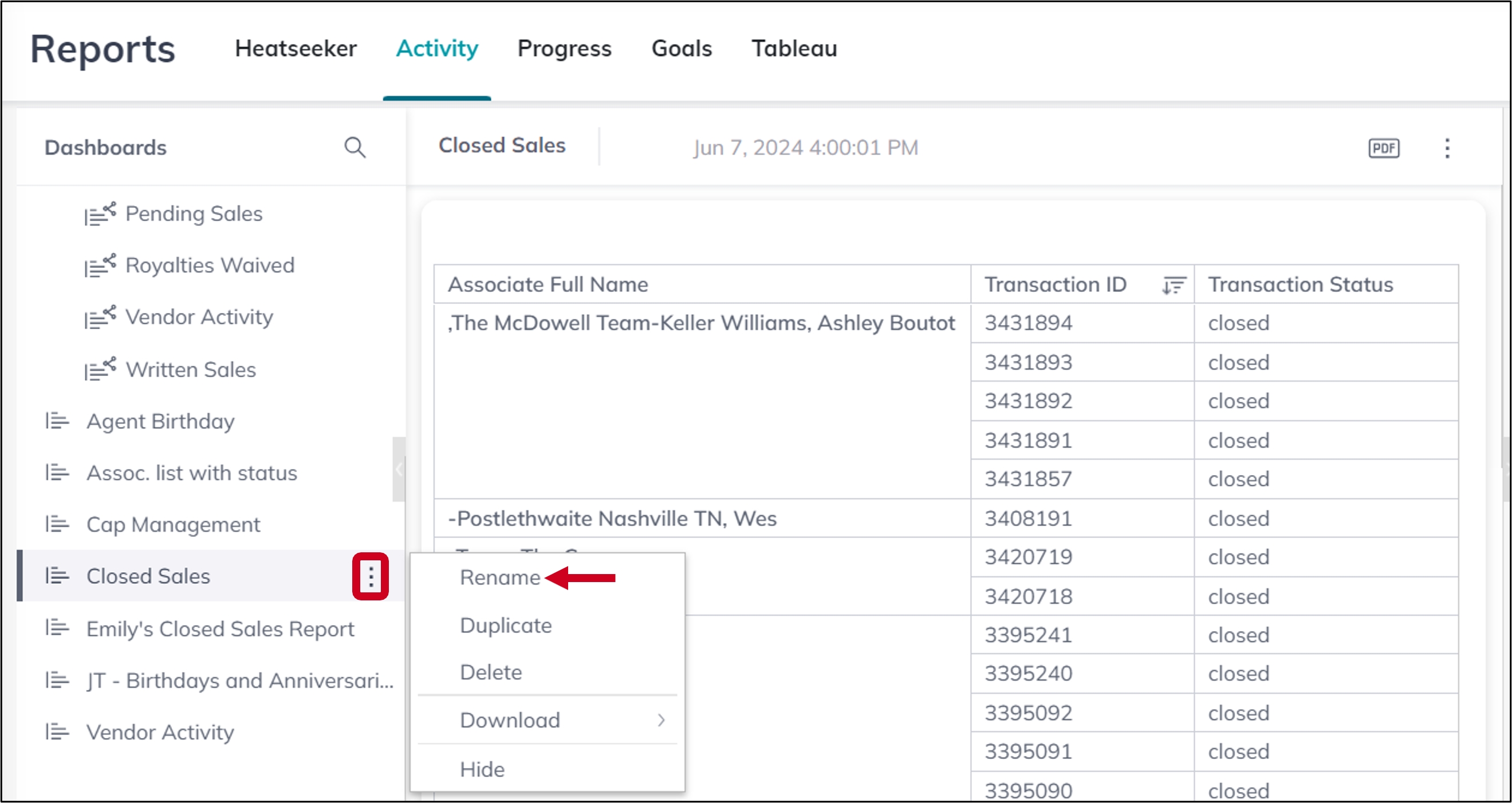 Modify, Filter, and Export Activity Reports in CommandMC – Leadership Answers