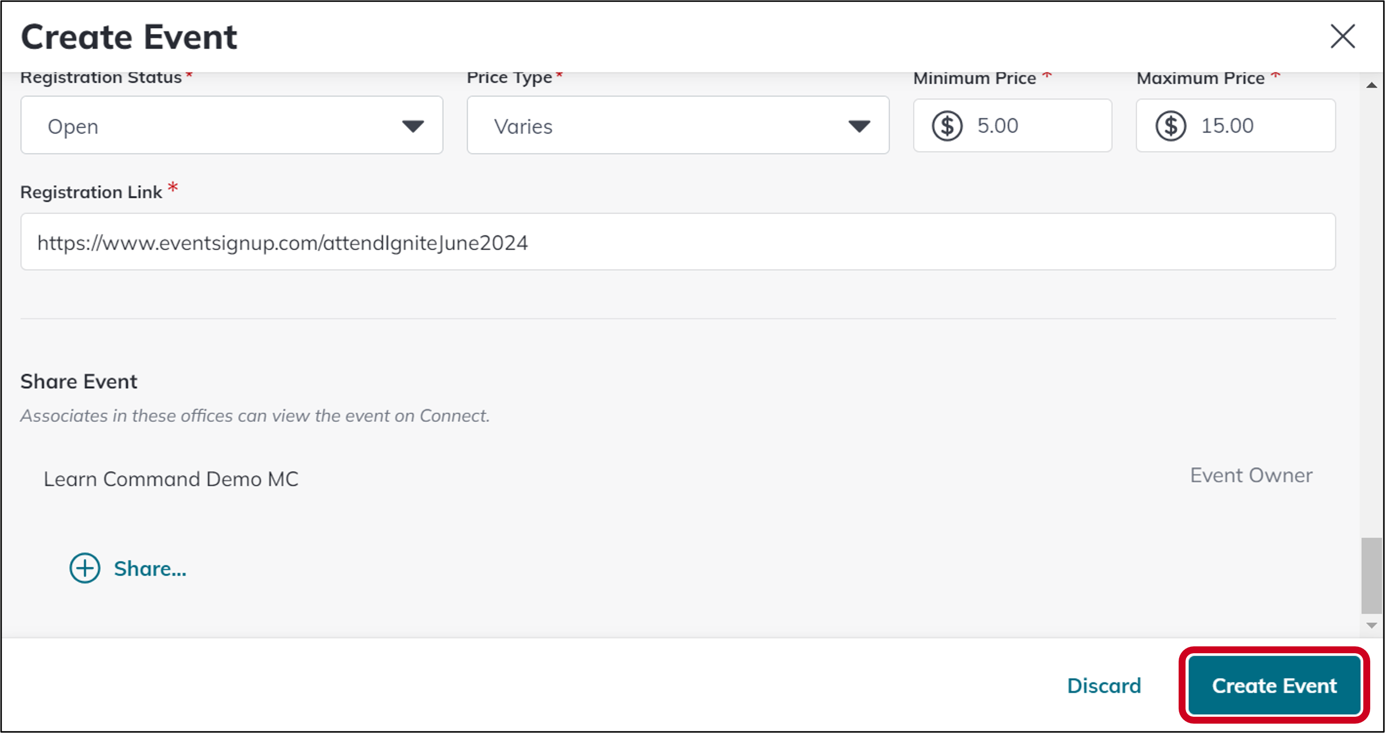 Duplicate an Event in Connect (Regional/Market Center Leadership ...