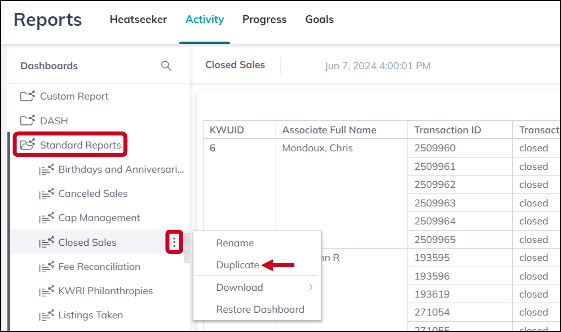 Modify, Filter, and Export Activity Reports in CommandMC – Leadership Answers