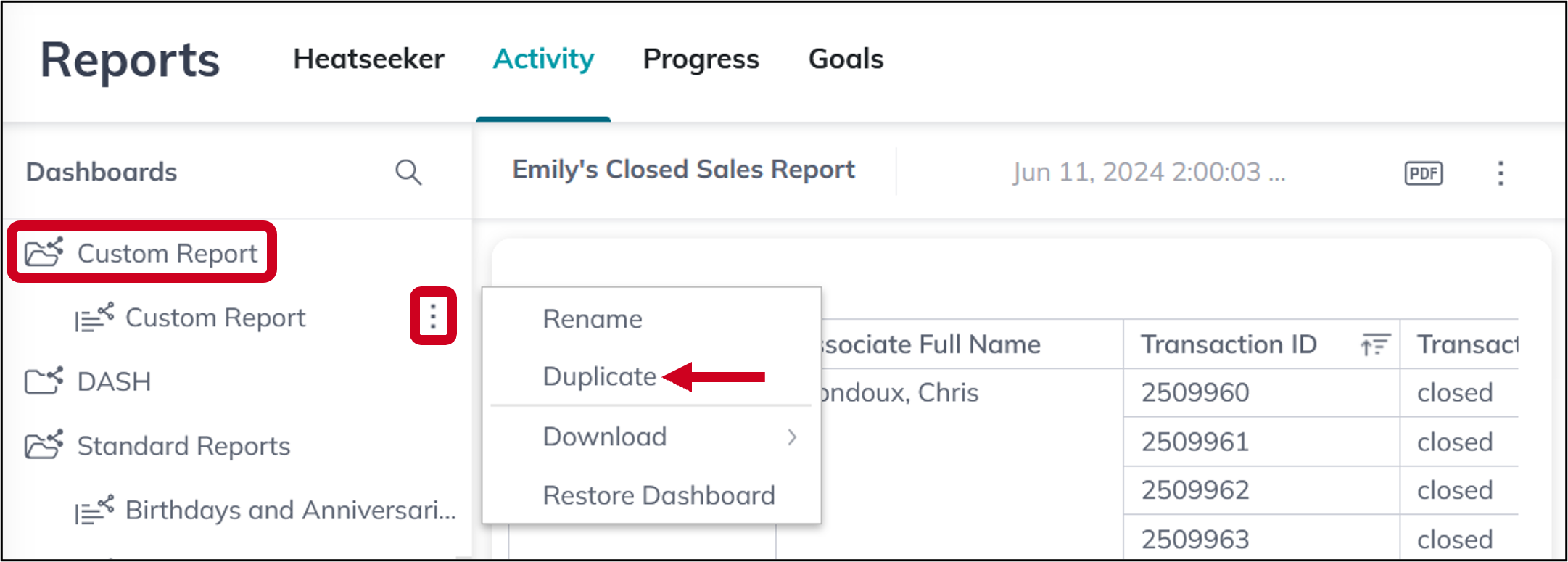 Modify, Filter, and Export Activity Reports in CommandMC – Leadership Answers