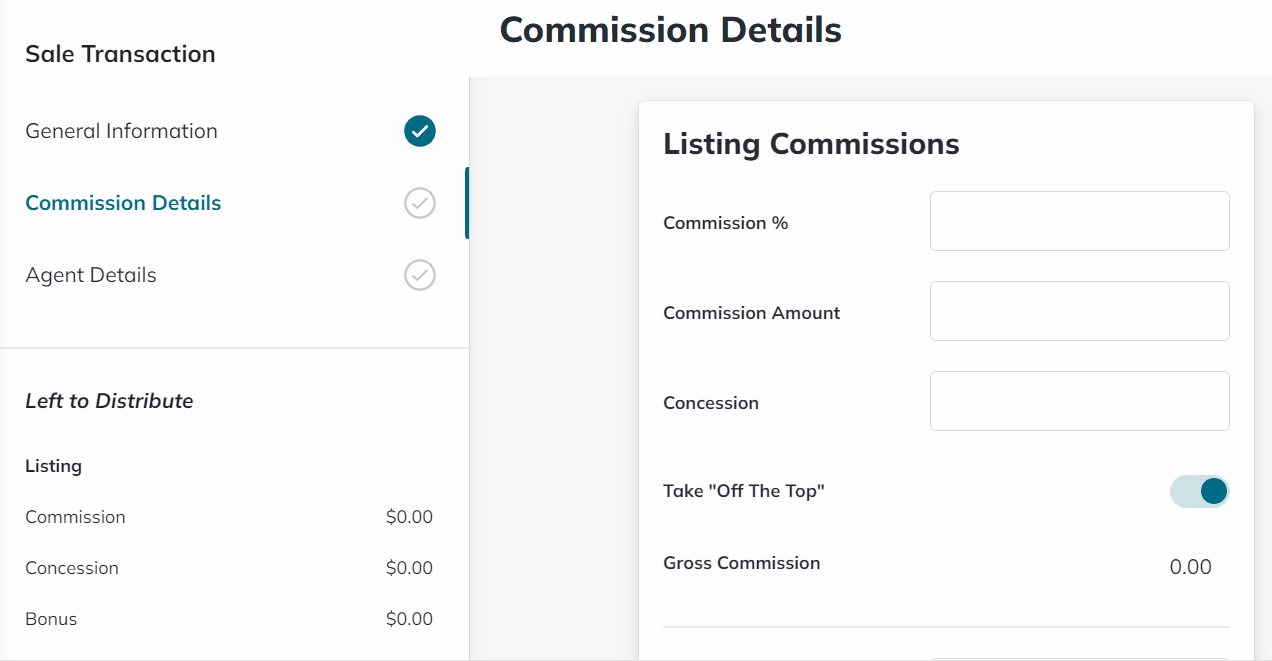 Create a Sale Transaction (Listing/Buyer) in CommandMC – Leadership Answers