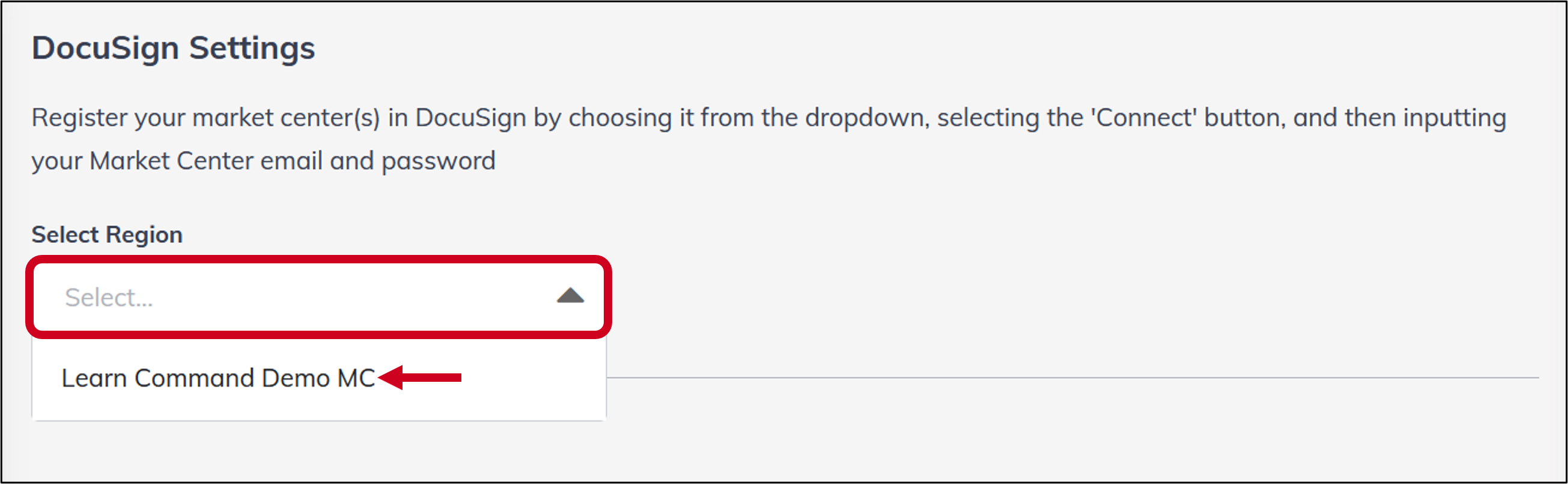 Create and Connect Your Market Center DocuSign Account – Leadership Answers