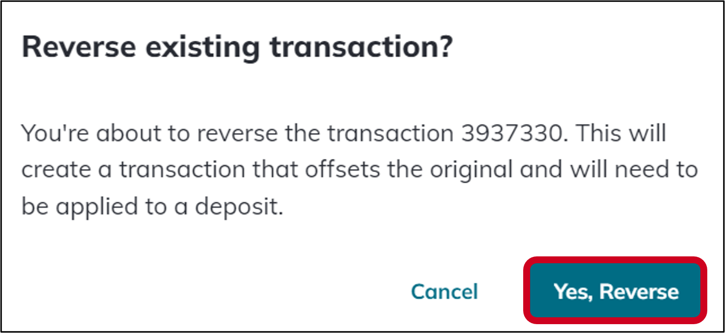 Create an Adjustment Transaction (Reverse) – Leadership Answers