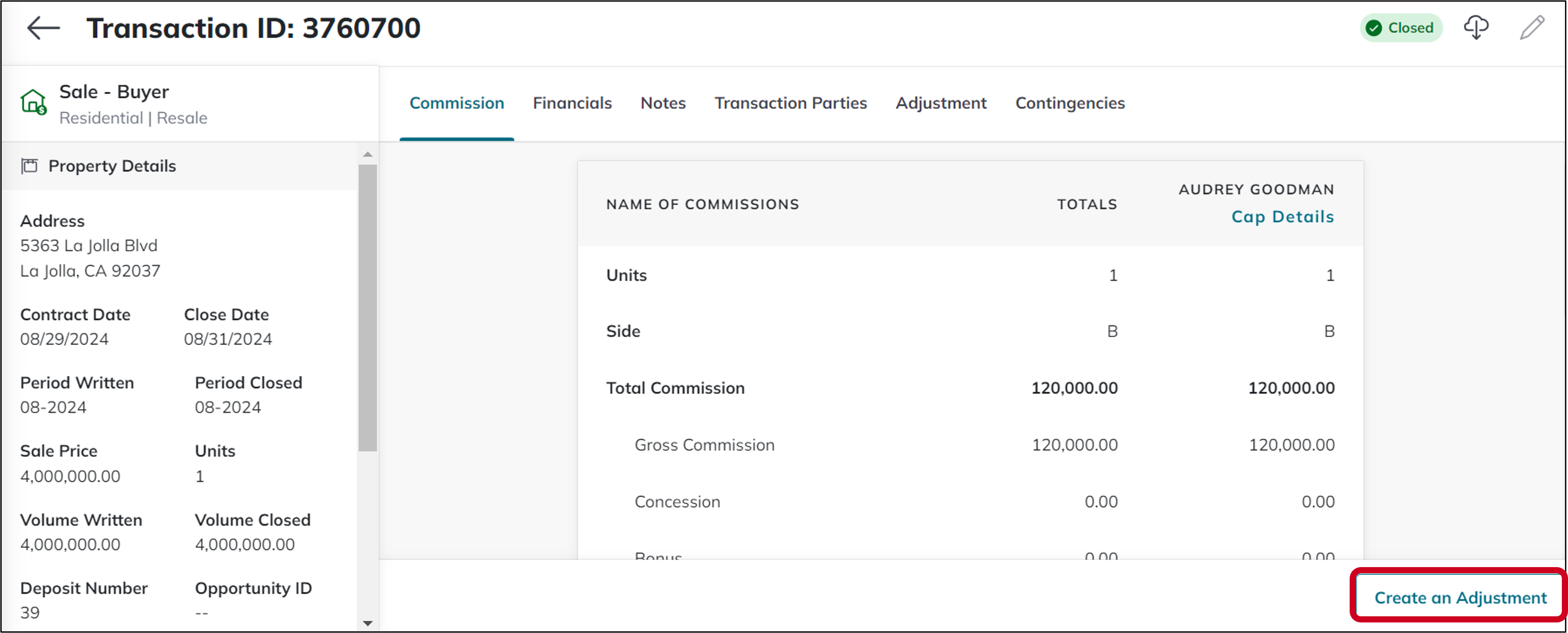 Create an Adjustment Transaction (Reverse) – Leadership Answers