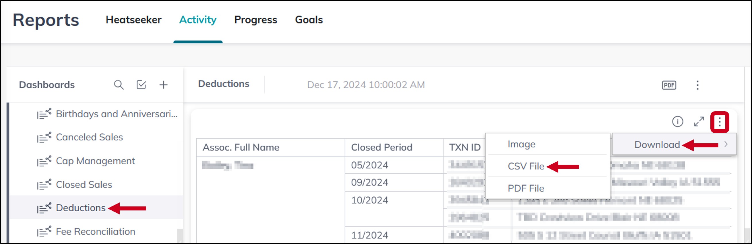 Deductions Report - Create Individual Reports for Each Agent ...