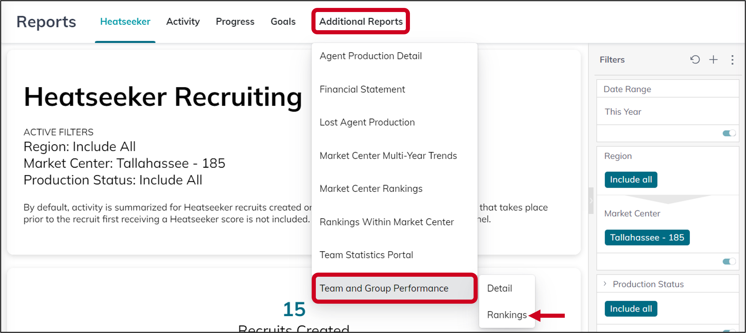 Access the Team and Group Performance (Rankings) Report – Leadership ...