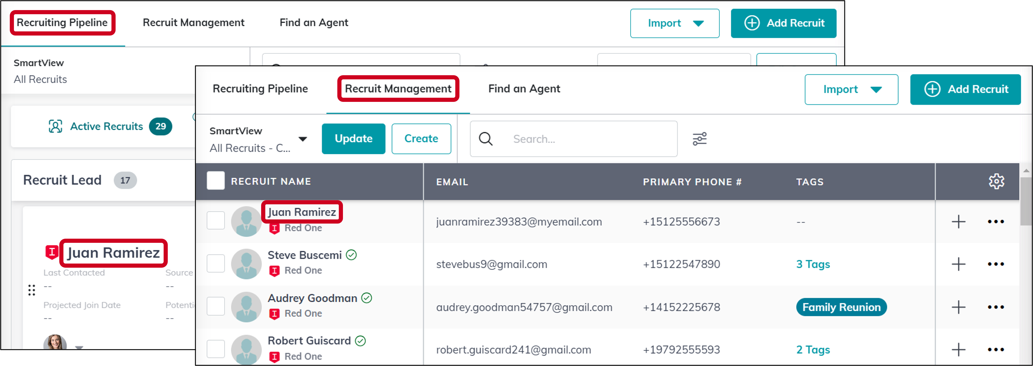 Add Tags to a Recruit – Leadership Answers