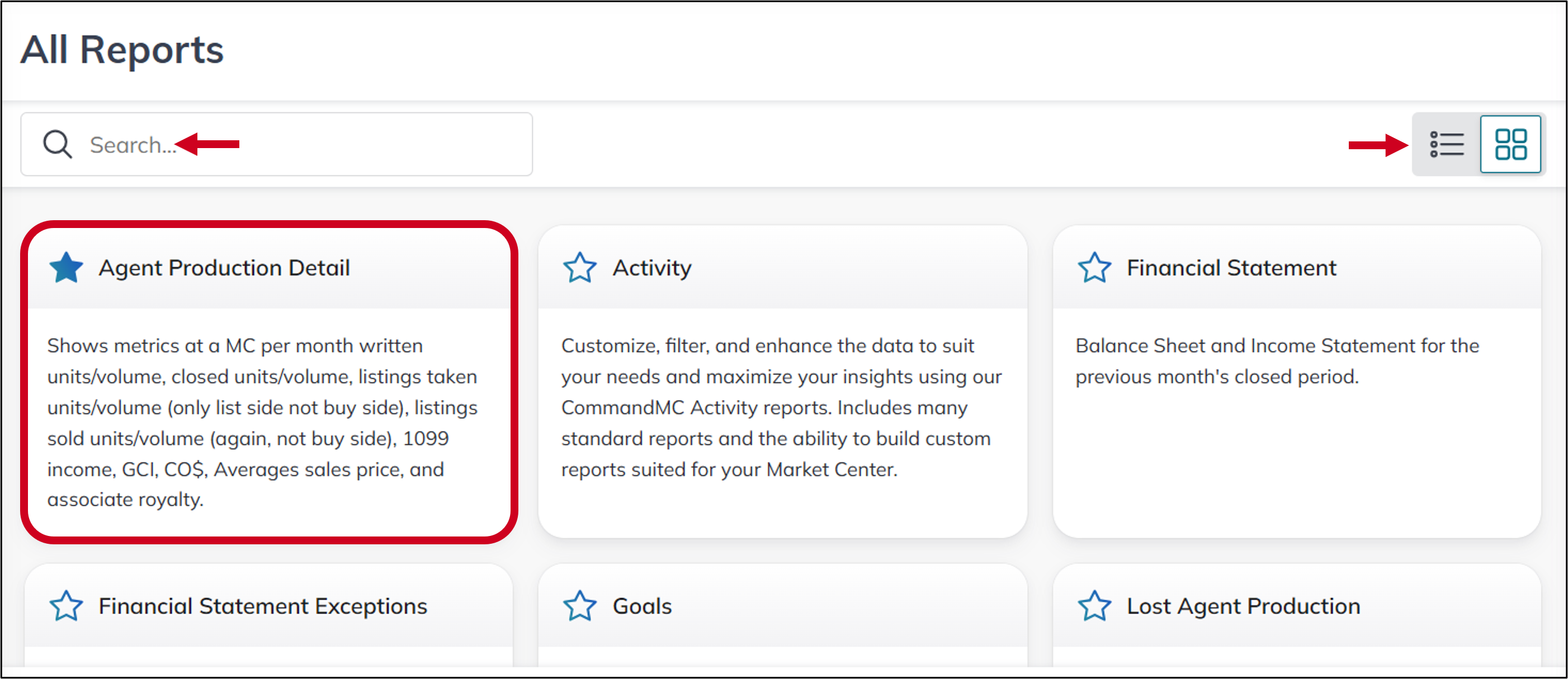 Access the Agent Production Detail Report – Leadership Answers